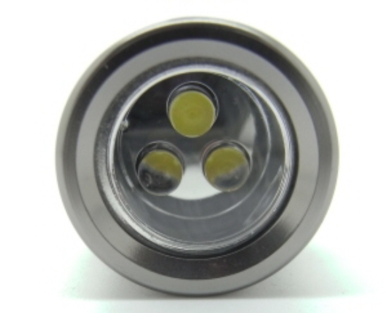 500nm - 505nm CYAN LED , 3 LED Flashlight, Battery Type two AA