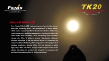 FENIX TK20 : Cree Neutral White (Q2) 7090 XR-E LED 搭載